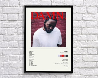 Damn Album Poster - Etsy