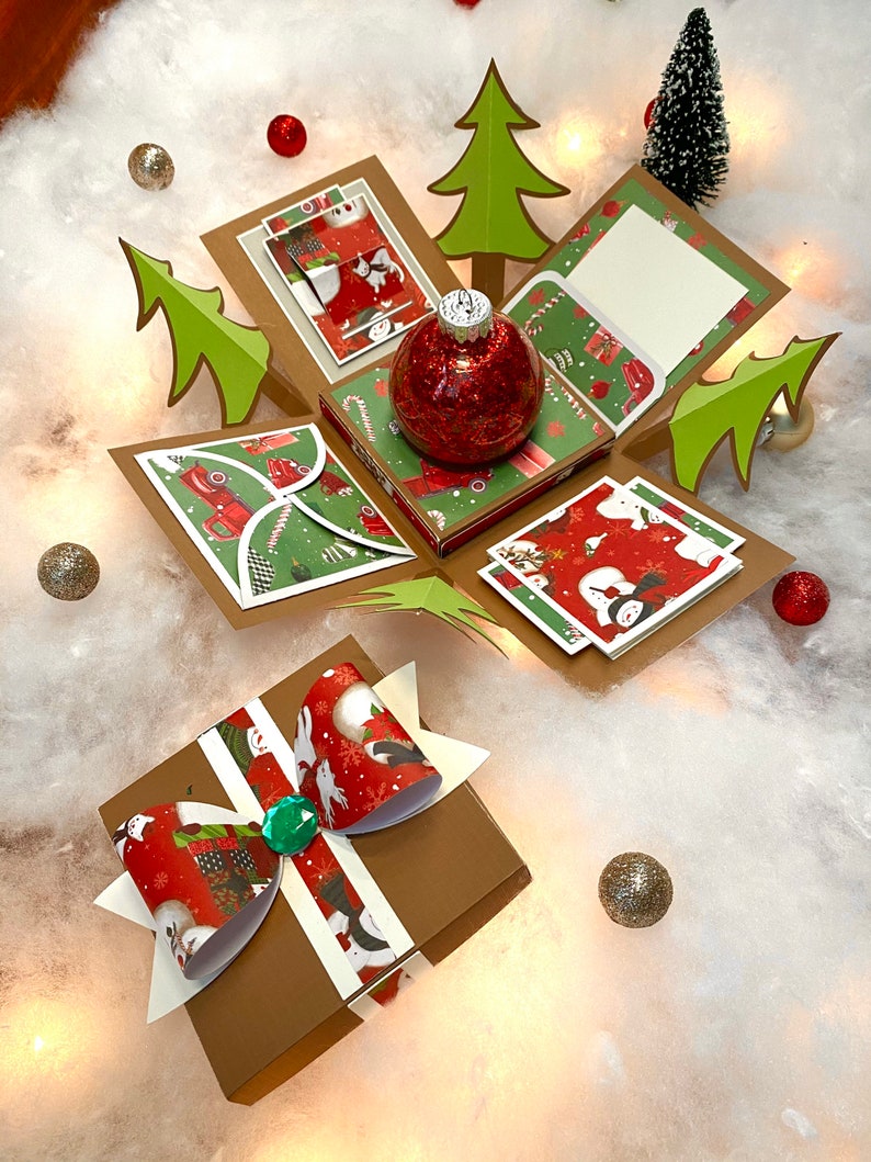 Christmas Explosion Box - Digital File - Instant Download - Etsy