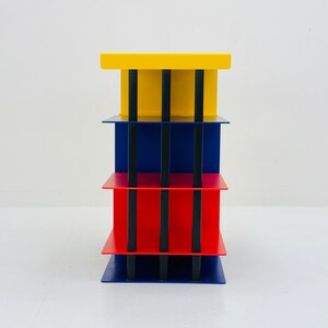 Mid Century Post Modern Shelving Unit / Desk Reminiscent of the Memphis ...