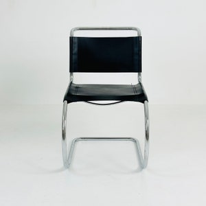 MR10 Lounge Black Leather Chair Design by Ludwig Mies Van Der - Etsy