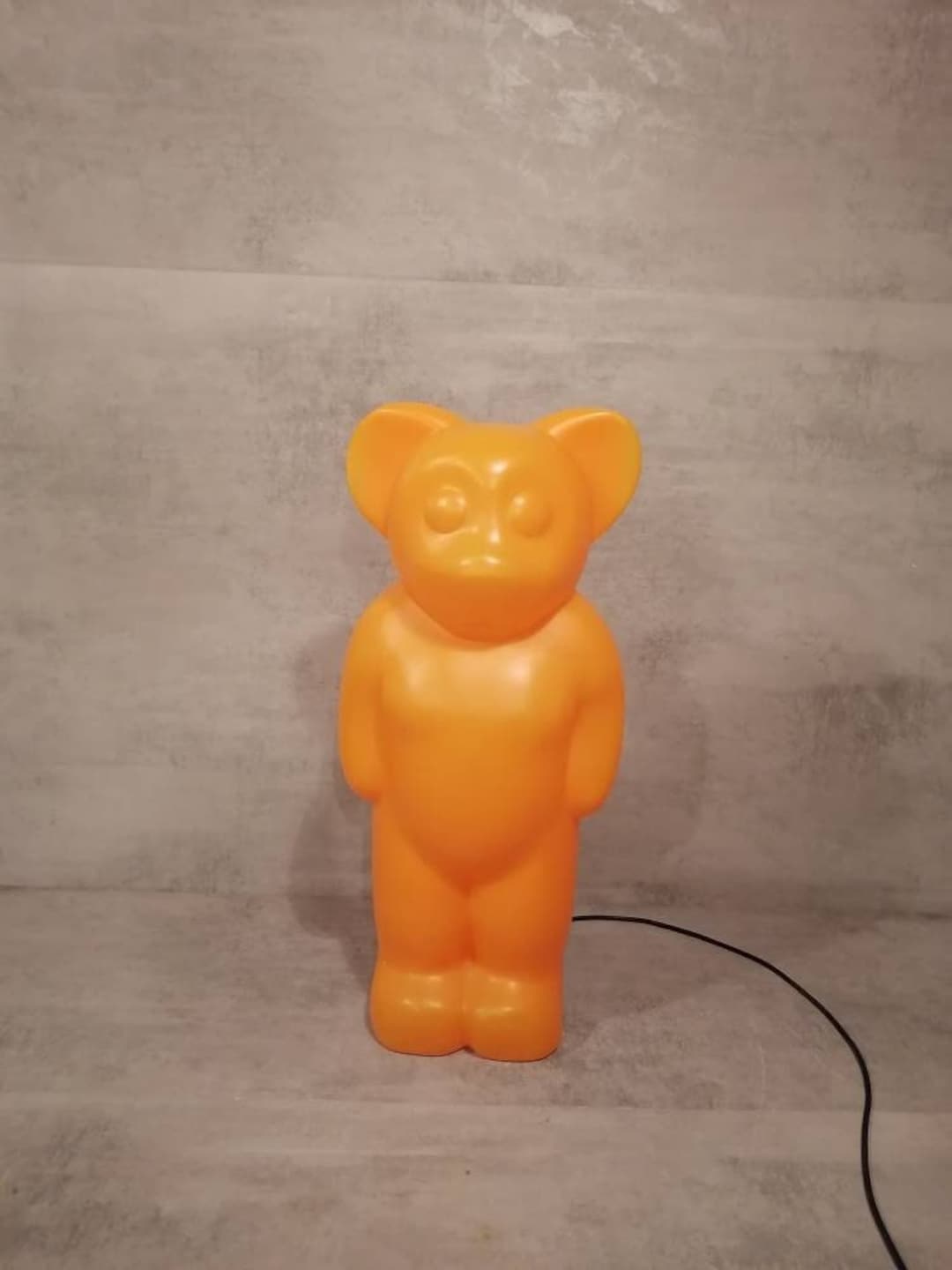 Space Age Lumi Bear German by Heico or Flötotto, Standing Bear Lamp Vintage Night Lamp From 1970 ...