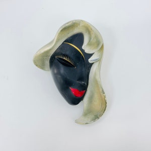 Mid Century Wall Masks Women Faces 1950s, Germany - Etsy