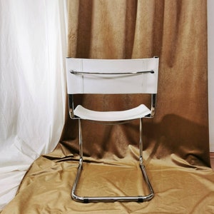 1 of 6 Mid-century White Vintage S33 Chair From Mart Stam Italy 1980er ...