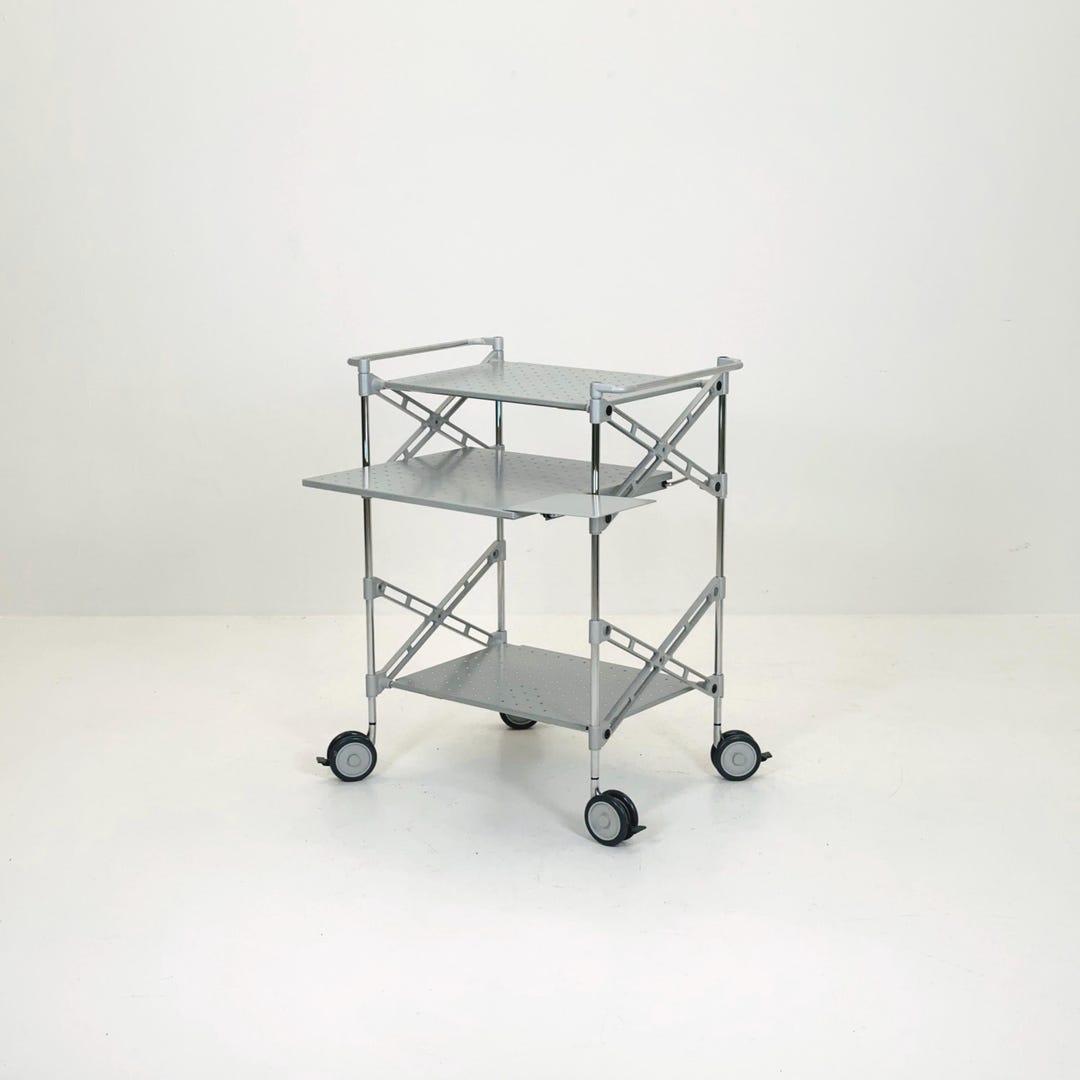 Mid Century Kartell OXO Computer Cart by Antonio Citterio Italian ...