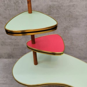 BIG German Plant Stand, Colorful Vintage Mid-century Minimalist Indoor ...