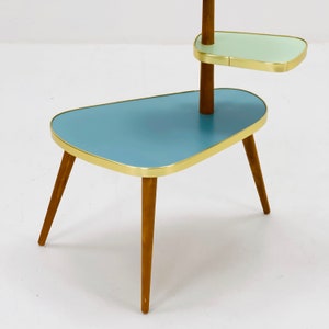 1950s German Plant Stand, Colorful Vintage Mid-century Minimalist ...