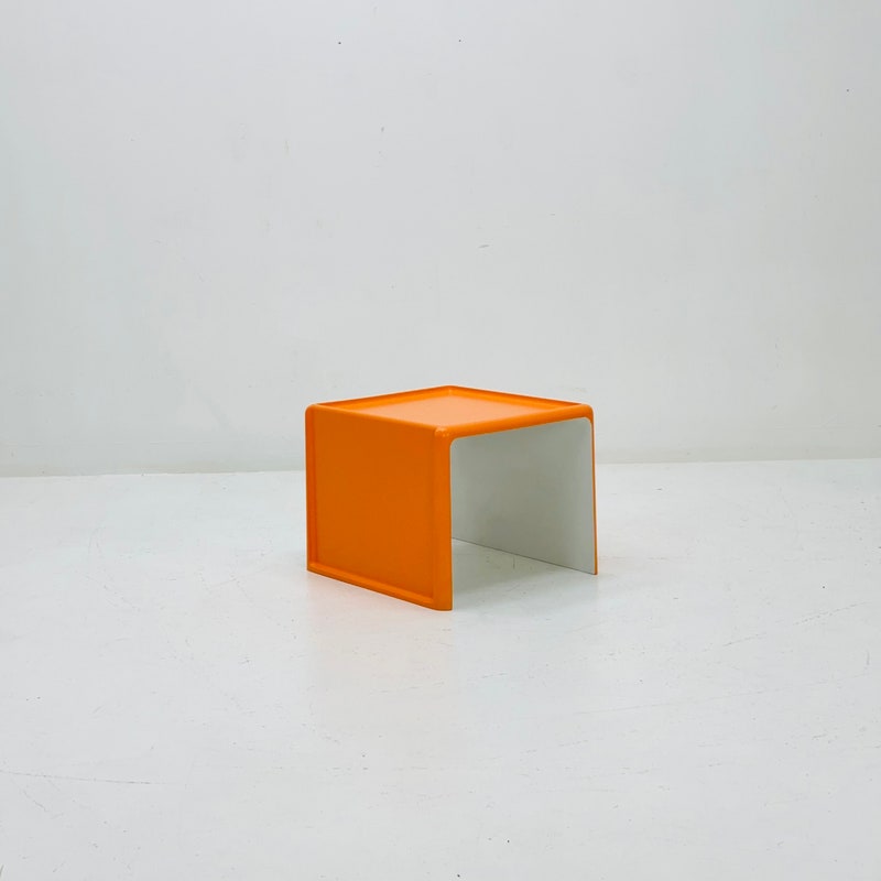 Orange Side Table - Etsy