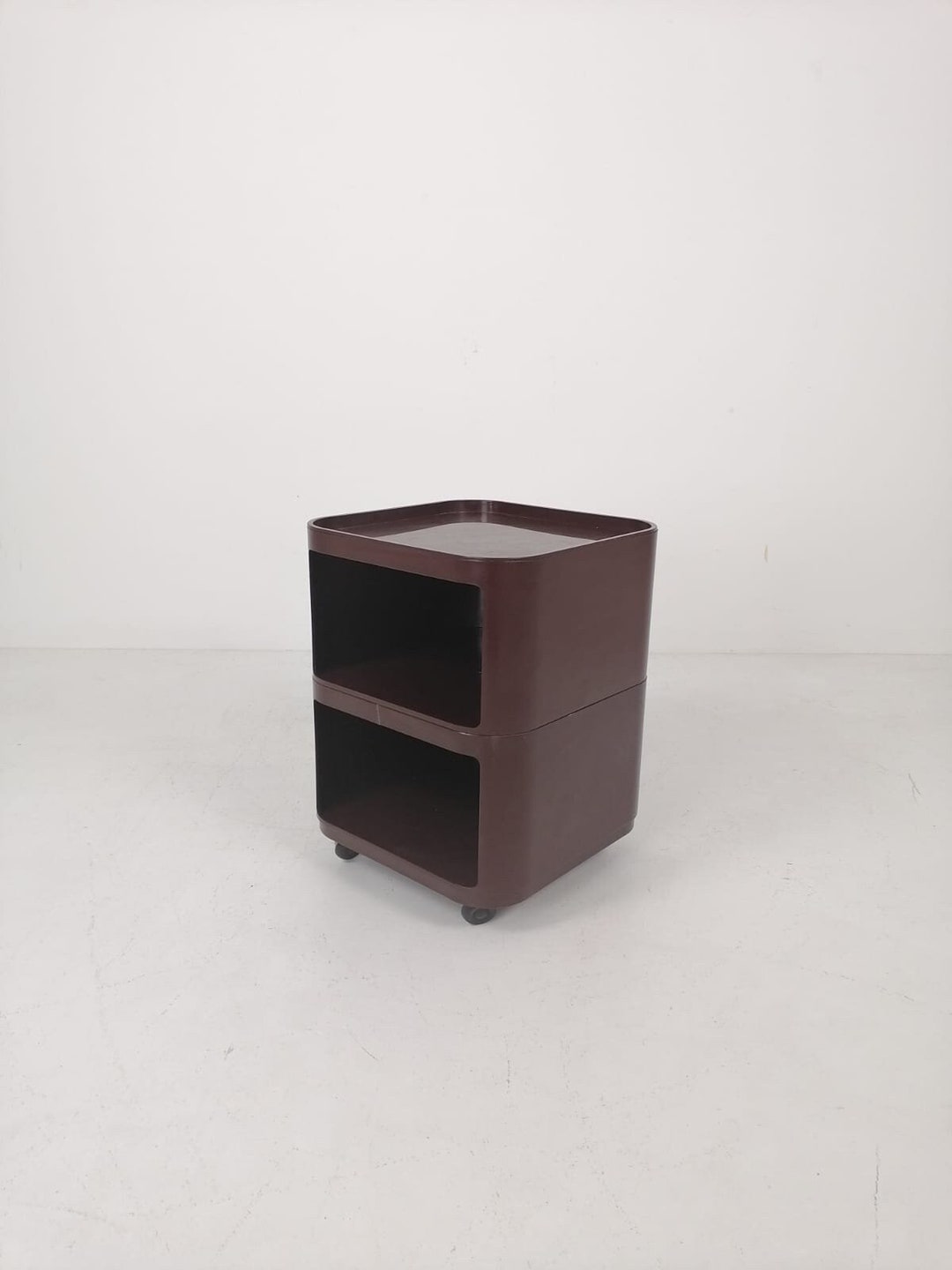 Brown Componibili Square Serving Trolley by Anna Castelli for Kartell ...
