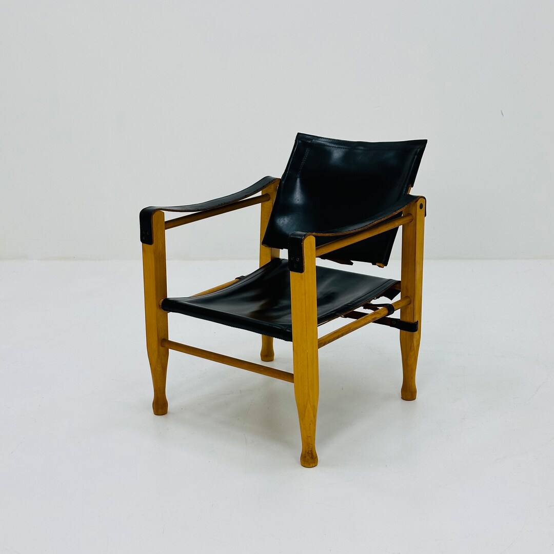 Mid Century Safari Chair by Aage Bruun & Son, Denmark, 1960s - Etsy