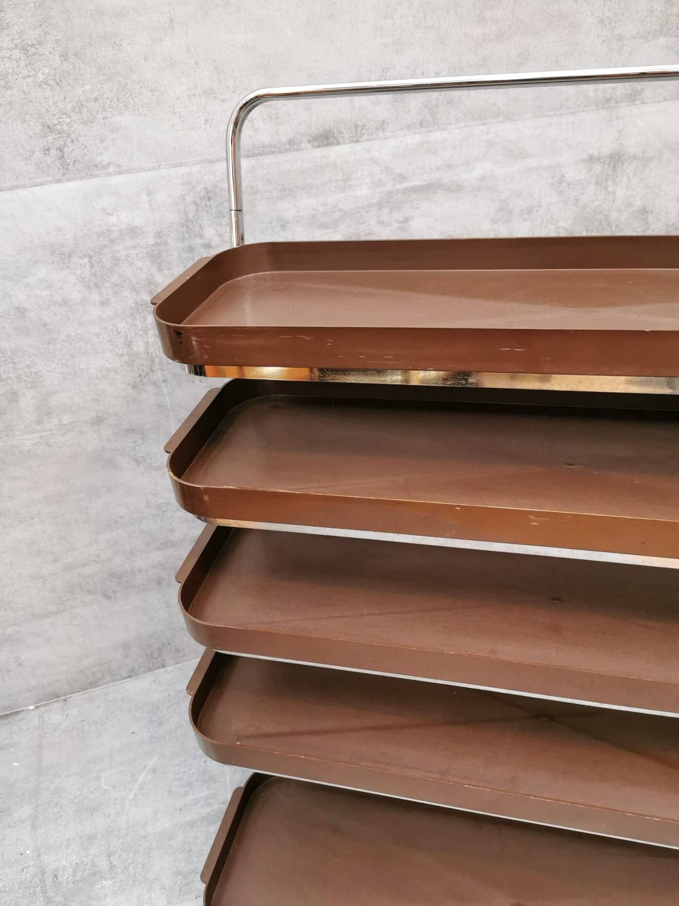 Space Age Flower or Storage Shelves Unite on Casters Italy - Etsy