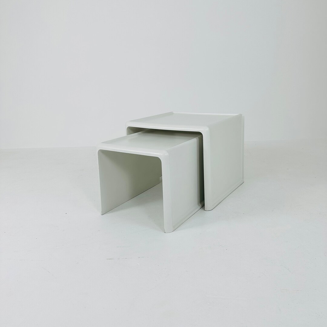 Space Age Nesting /end Tables by Peter Ghyczy for Horn Collection,1970s ...