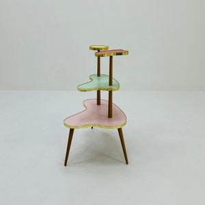 BIG German Plant Stand, Colorful Vintage Mid-century Minimalist Indoor ...