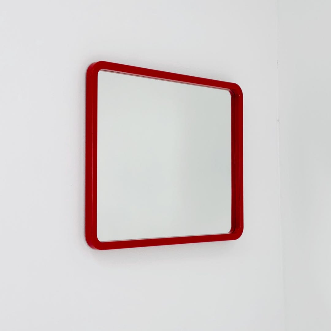 Space Age Red Wall Mirror — Germany 1970s - Etsy