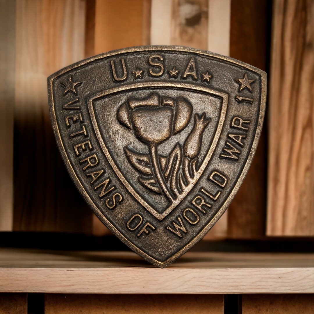 Vintage Veterans of World War I U.S.A. Metal Emblem - Etsy