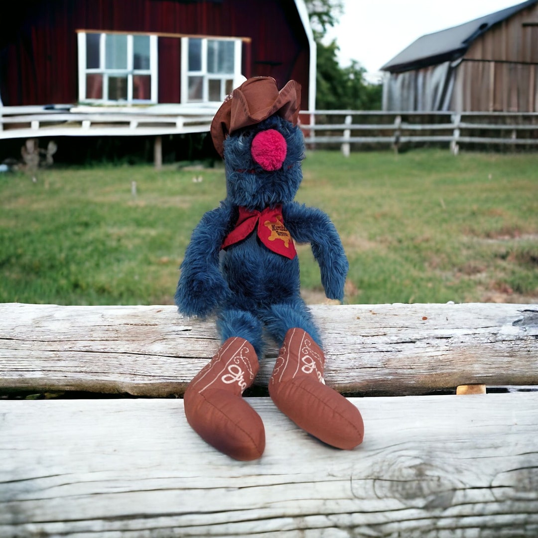 Vintage Marshall Grover Sesame Street Stuffed Animal 20 Inches - Etsy