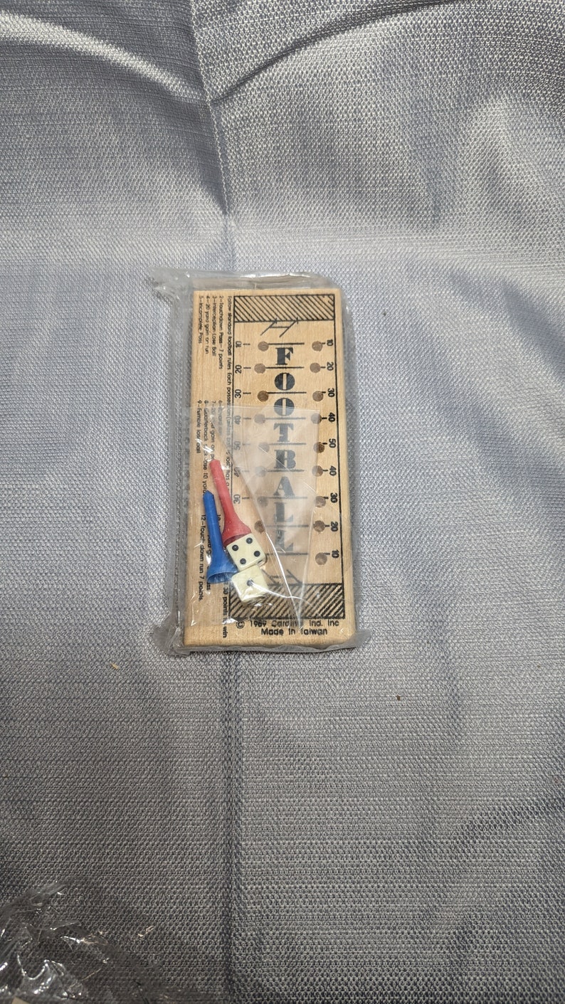 Vintage Sports-inspired Wooden Peg Table Games 1990 Cardinal Ltd. - Etsy