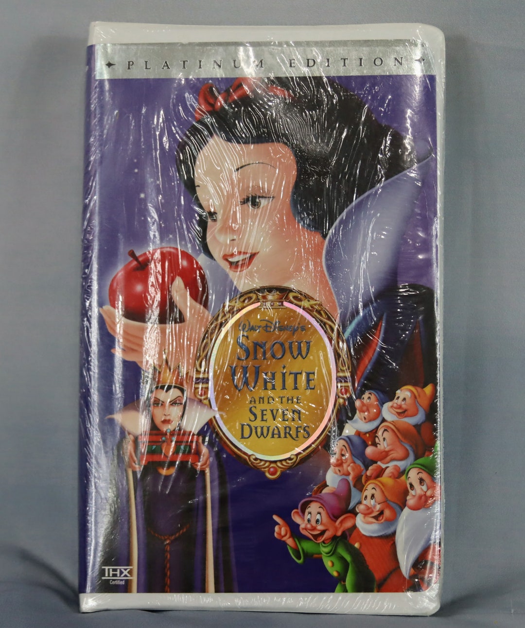 Snow White and the Seven Dwarfs Platinum Edition 1997 VHS Cassette Tape ...