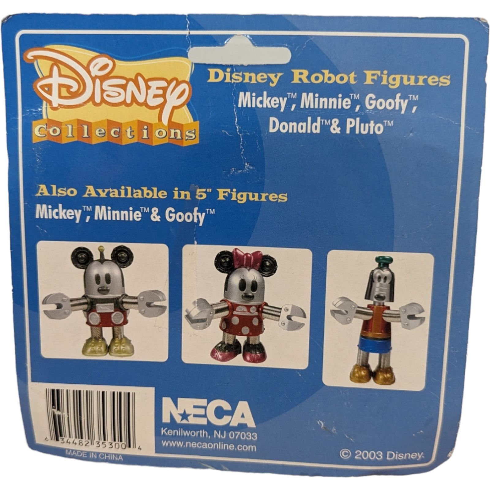Disney NECA Robot Figures Mickey Minnie Goofy Donald - Etsy