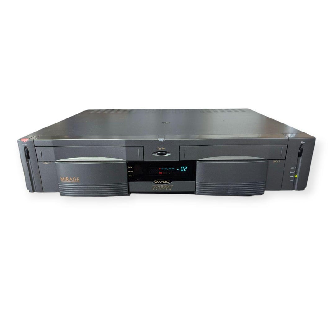 Go Video Dual Deck VHS VCR System GV3030X - Tested Working - No Remote ...