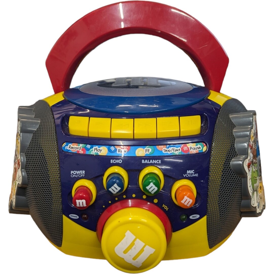 M&ms Karaoke Machine Cassette Tape Player 1990s/2000s, No Microphones ...