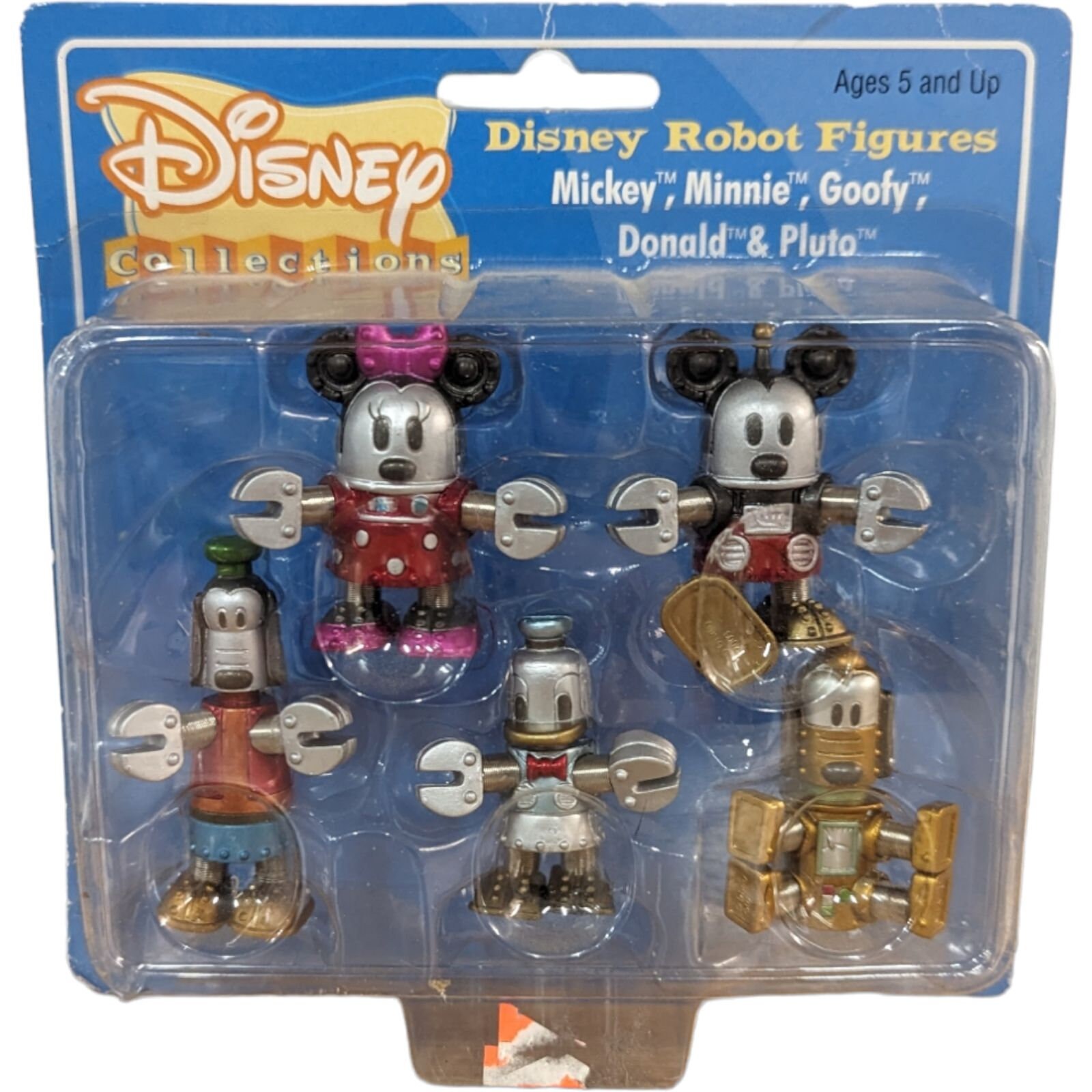 Disney NECA Robot Figures Mickey Minnie Goofy Donald - Etsy