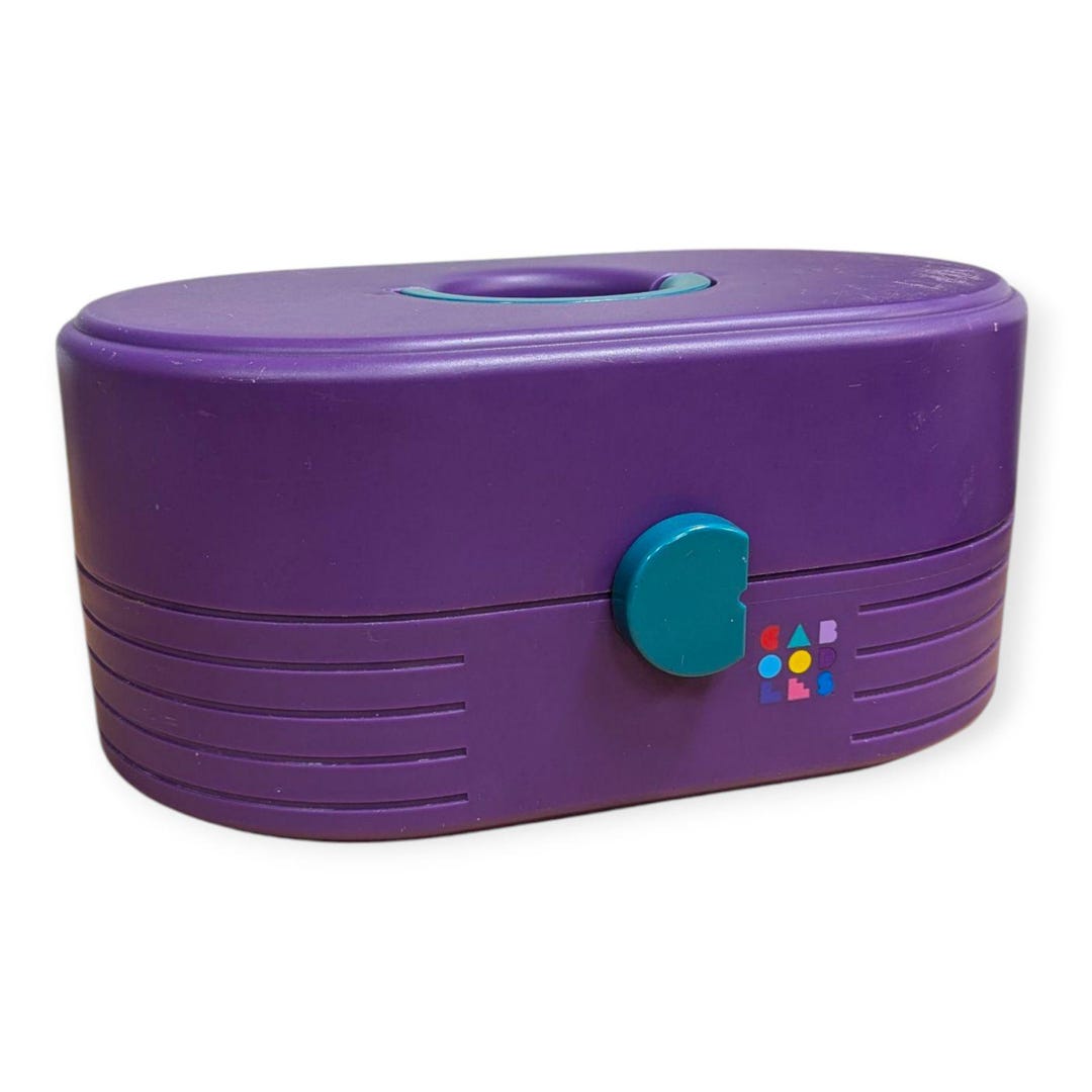 Purple Caboodle Makeup Case With Mirror & Organizing Tray - 1990s ...