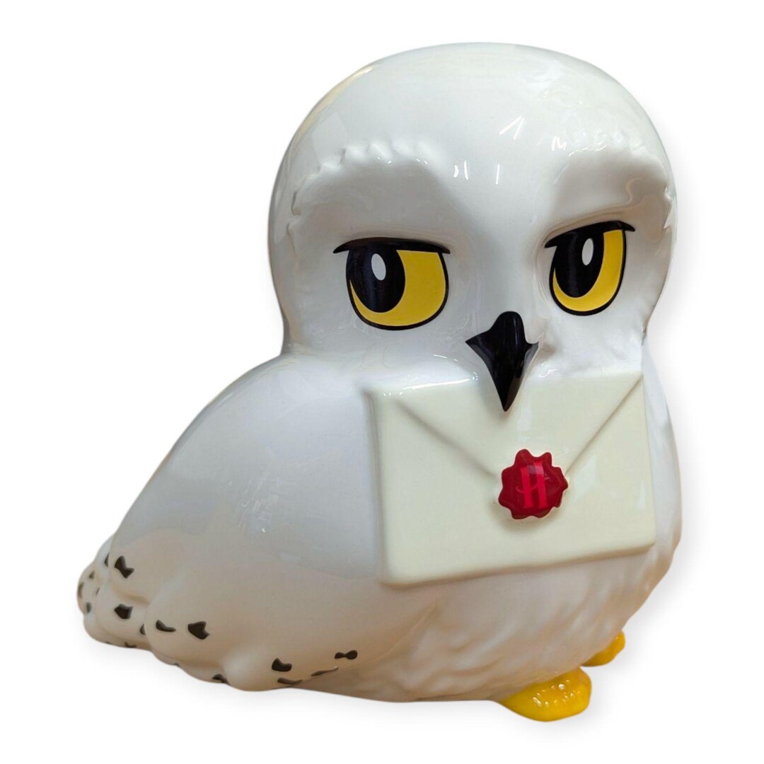 Harry Potter Cute Hedwig With Letter Ceramic Bank by Enesco - VGC W ...