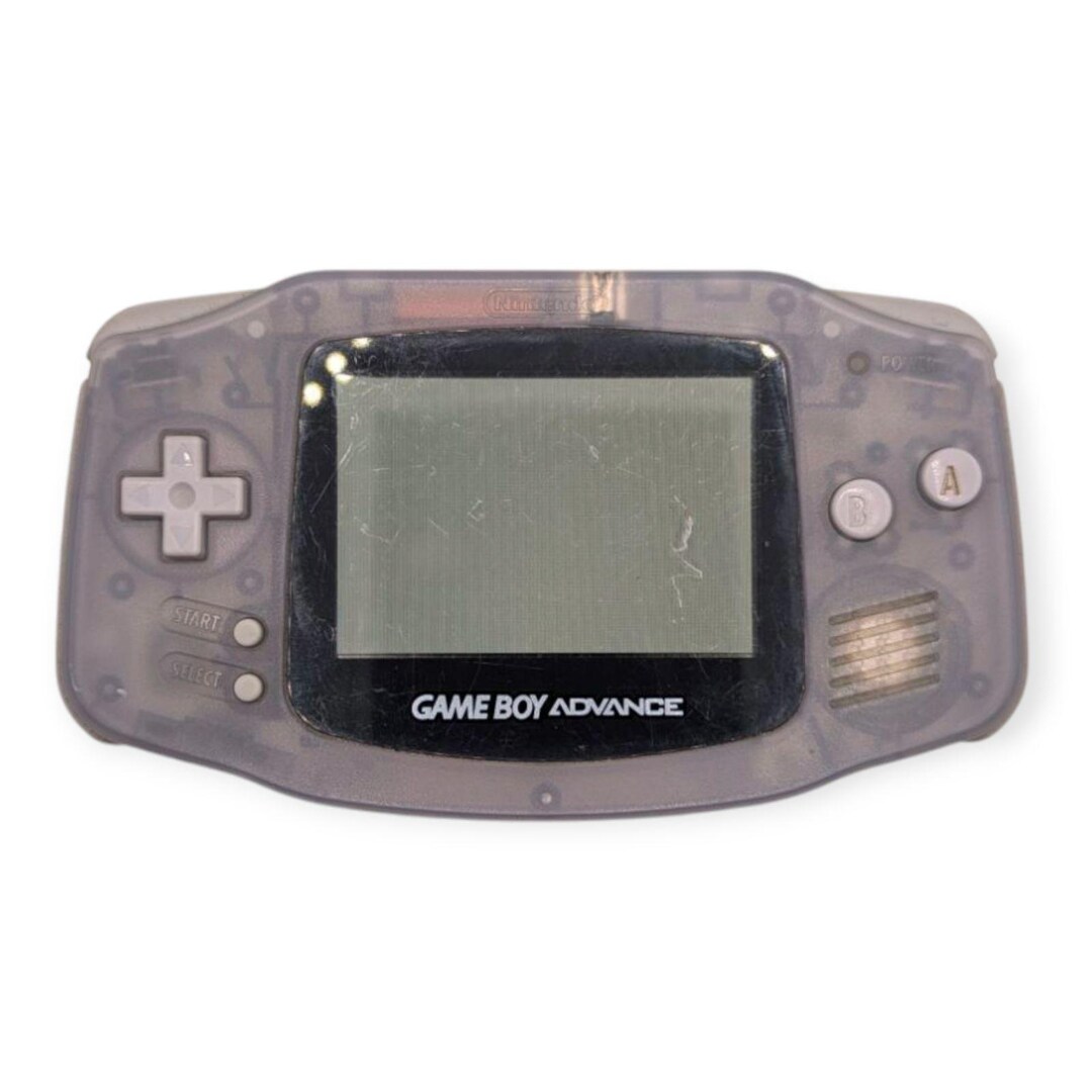 Nintendo Game Boy Advance Console System - Clear Glacier - AGB-001 - Working - Etsy