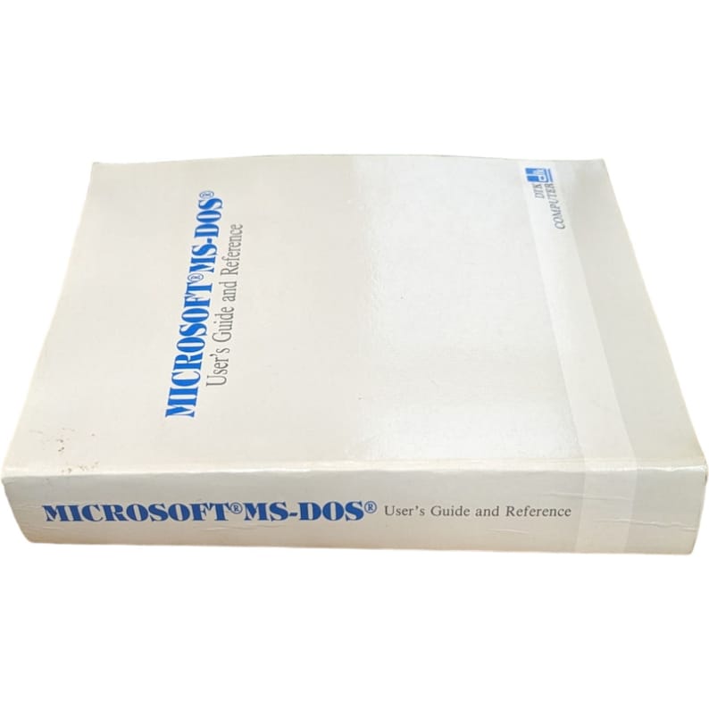Microsoft MS-DOS 4.0 User's Guide and Reference DTK Computer 1988 - Etsy