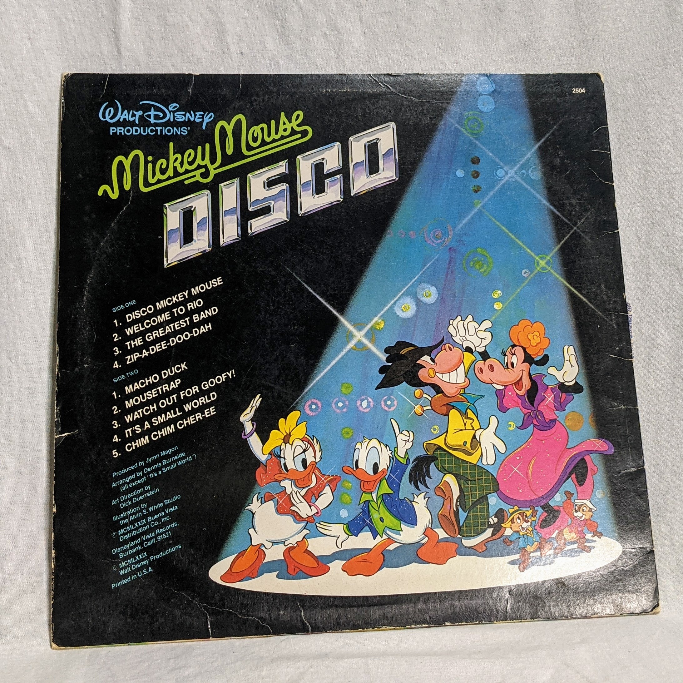 1979 LP - Mickey Mouse Disco - Walt Disney Productions & Disneyland ...