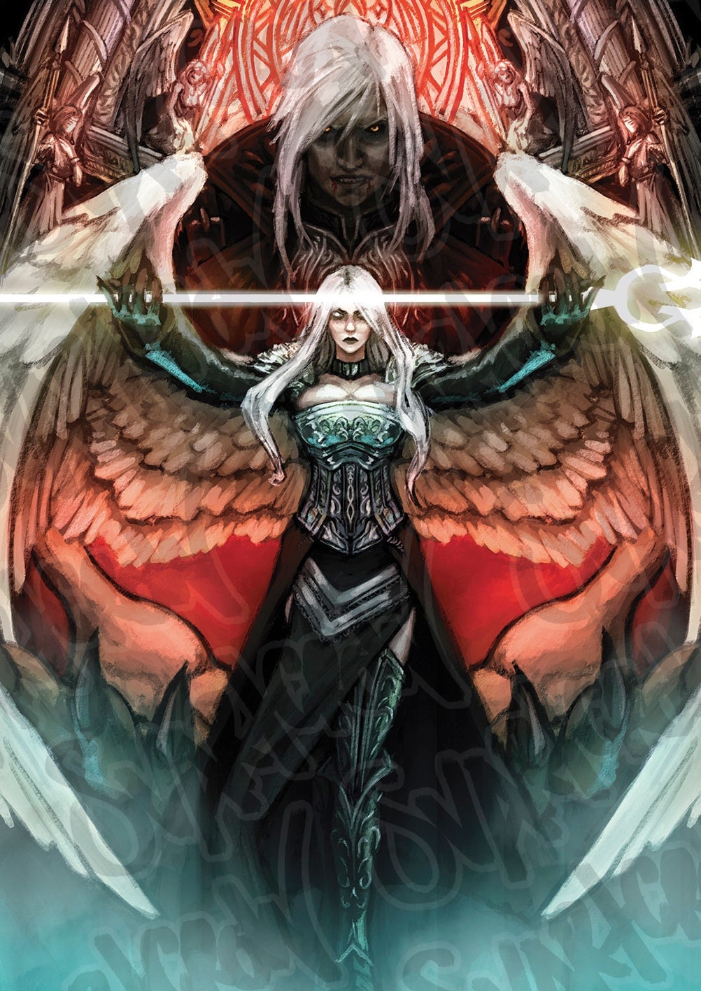 A3 Poster Avacyn & Sorin Magic the Gathering | Etsy