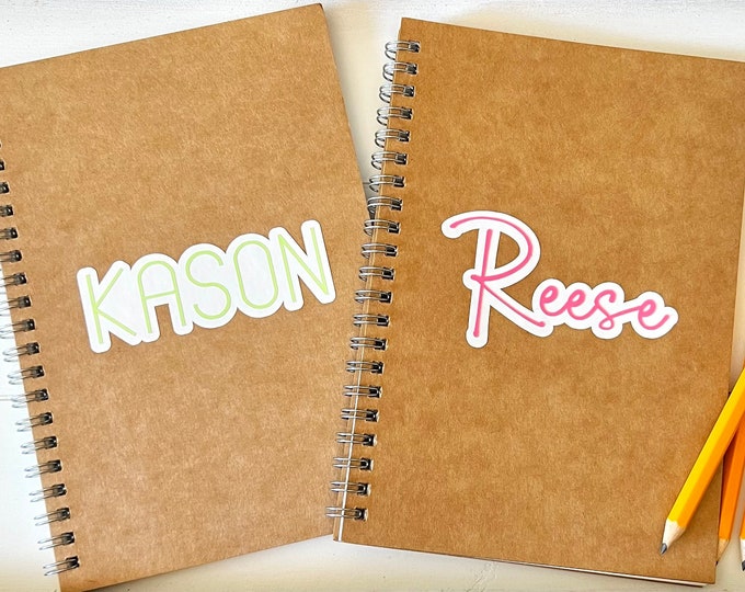 Personalized Notebook for Kids With Name Easter Basket Stuffer Custom ...