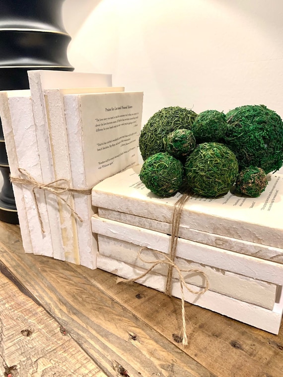 Rustic Farmhouse Books Decorative Books Coffee Table Books - Etsy