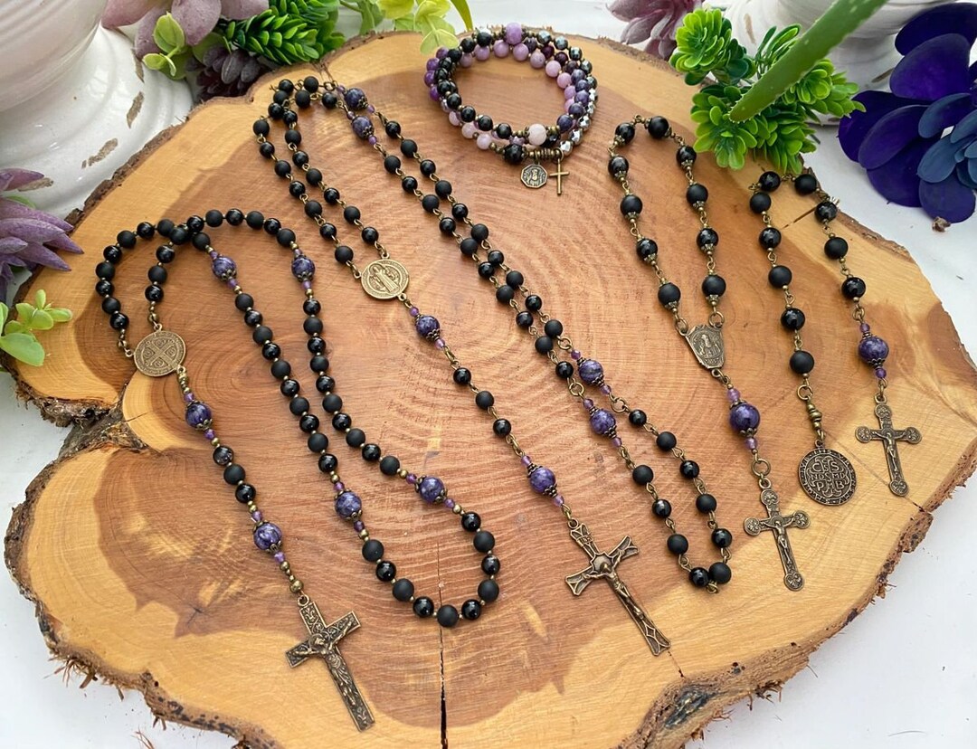Collection - Saint Benedict, Catholic Rosary, Chaplet, Wrap Rosary ...
