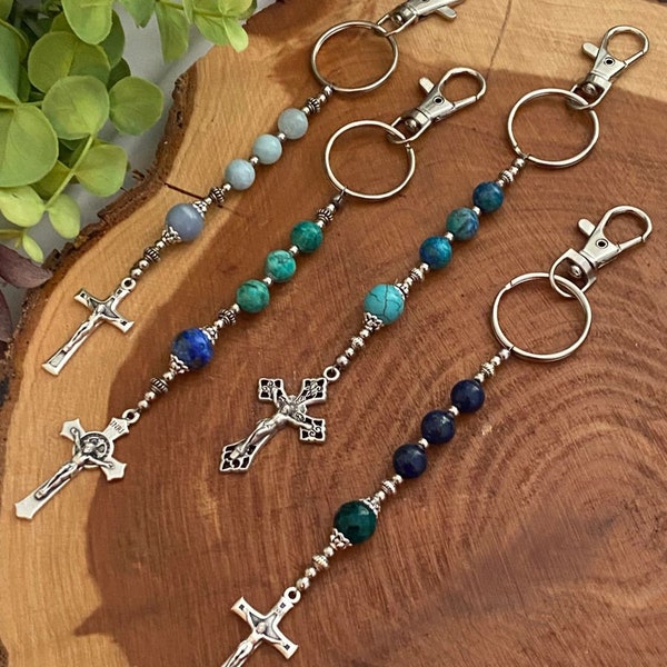 Crucifix Keychain - Etsy