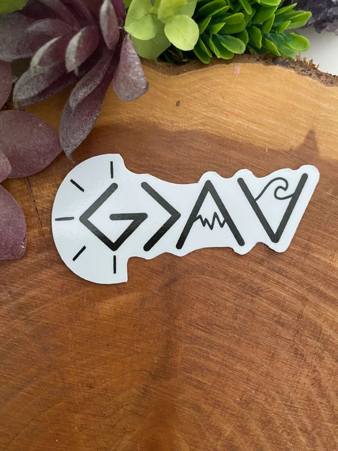Stickers & Magnets God is Greater Christian Sticker - Etsy