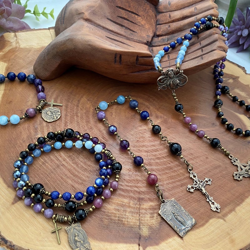 Joan of Arc Beaded Bracelet - Etsy