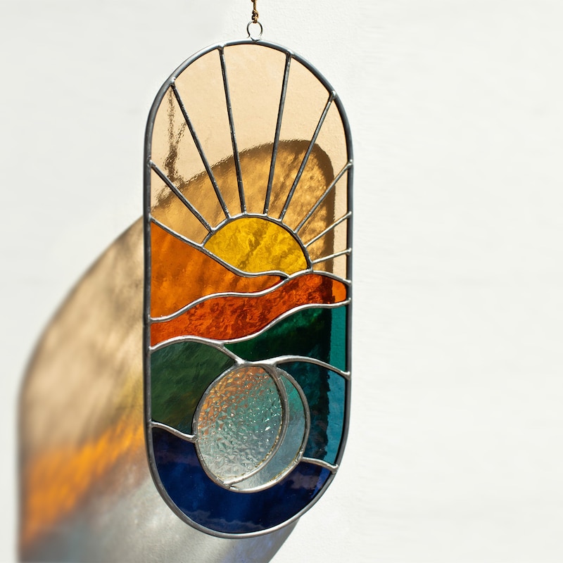 Sun Stained Glass Pattern - Etsy