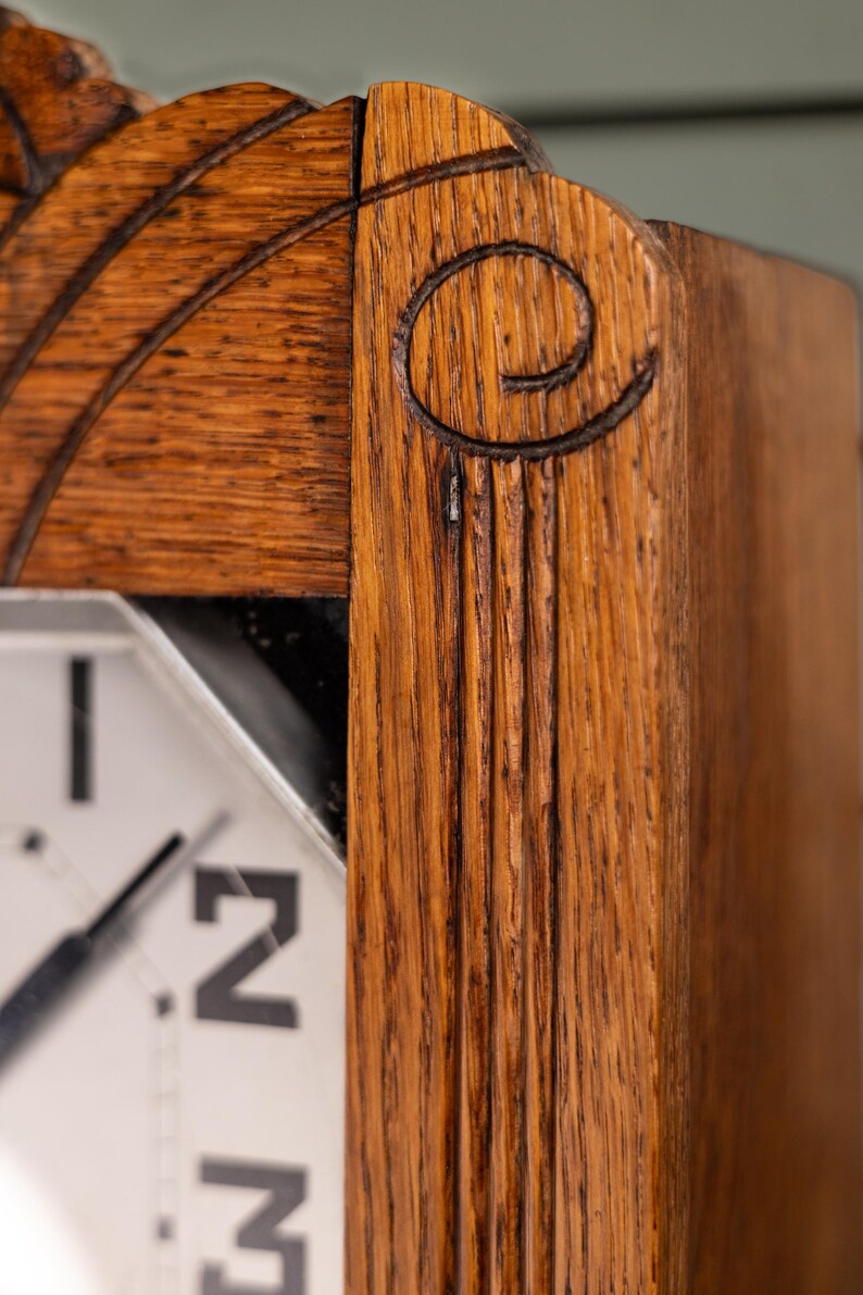 Antique Wall Clock | Art Deco Style | 1920s - Etsy
