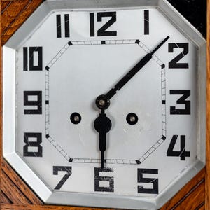 Antique Wall Clock | Art Deco Style | 1920s - Etsy