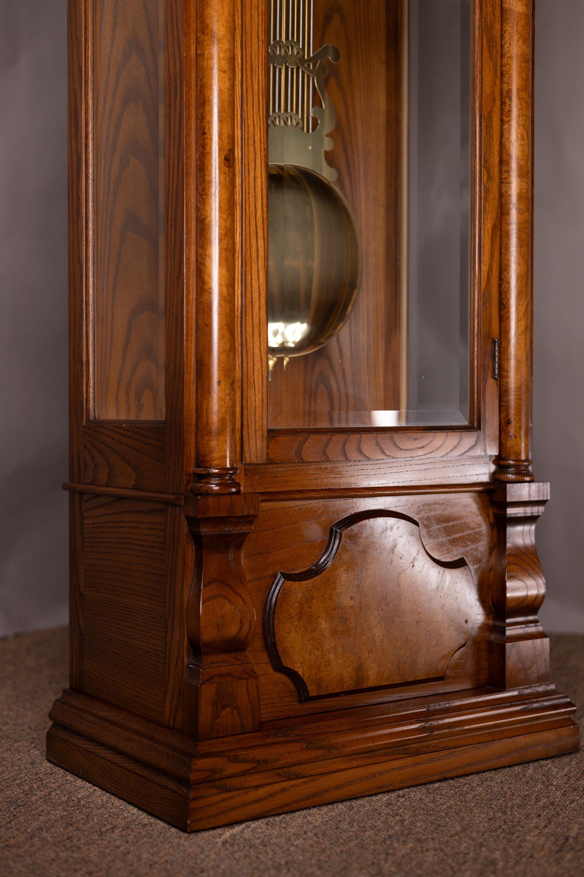 Elegant Colonial Grandfather Clock 1990's - Etsy