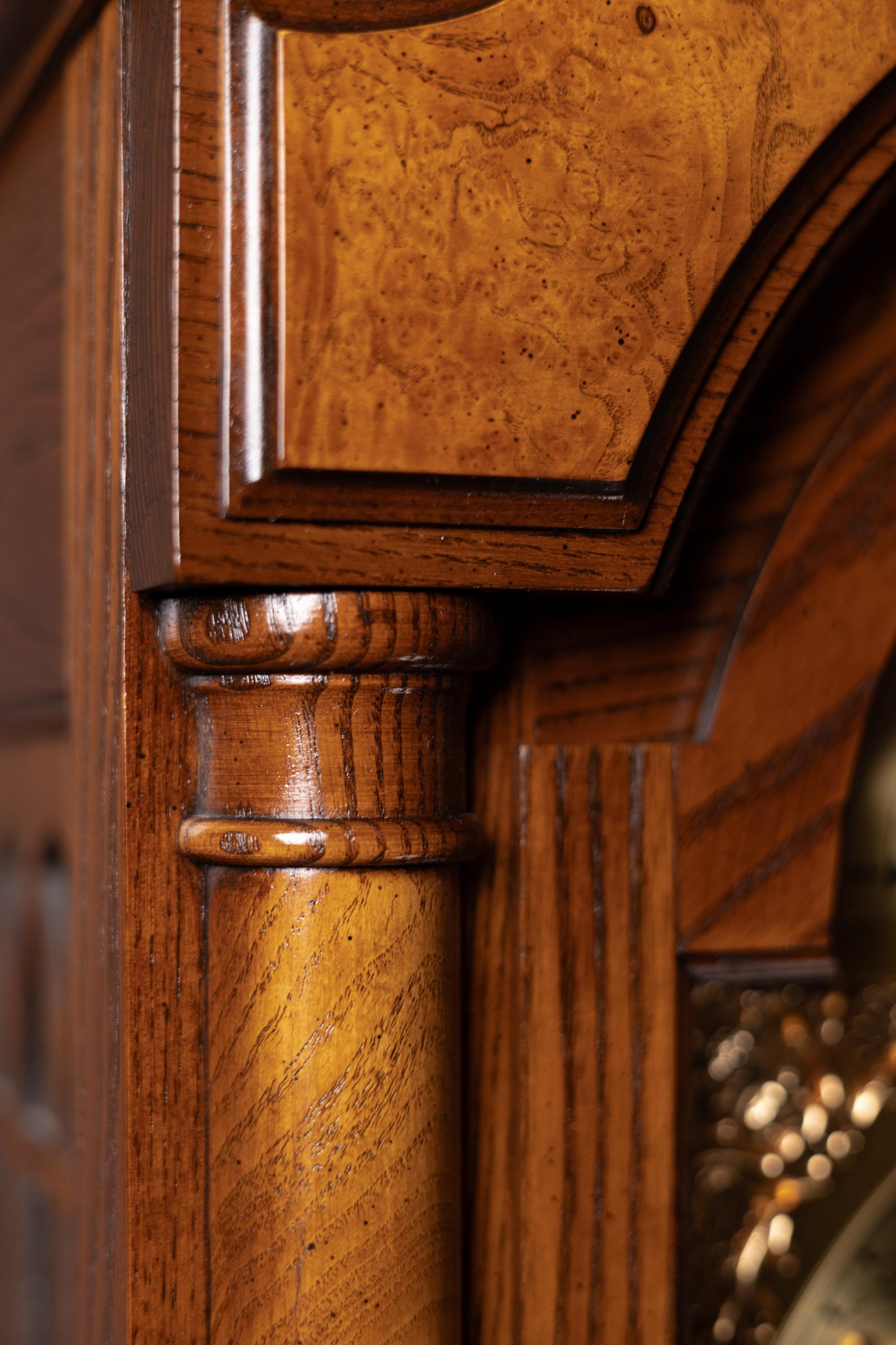 Elegant Colonial Grandfather Clock 1990's - Etsy