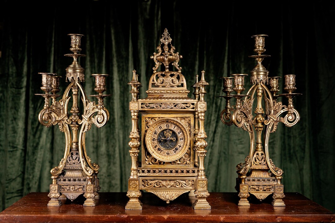 Antique American Clock Set – Museum-grade Quality, Palace-worthy ...