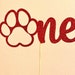 Puppy Dog Birthday Cake Topper, Dog Topper, ONE Cake Topper With Dog ...