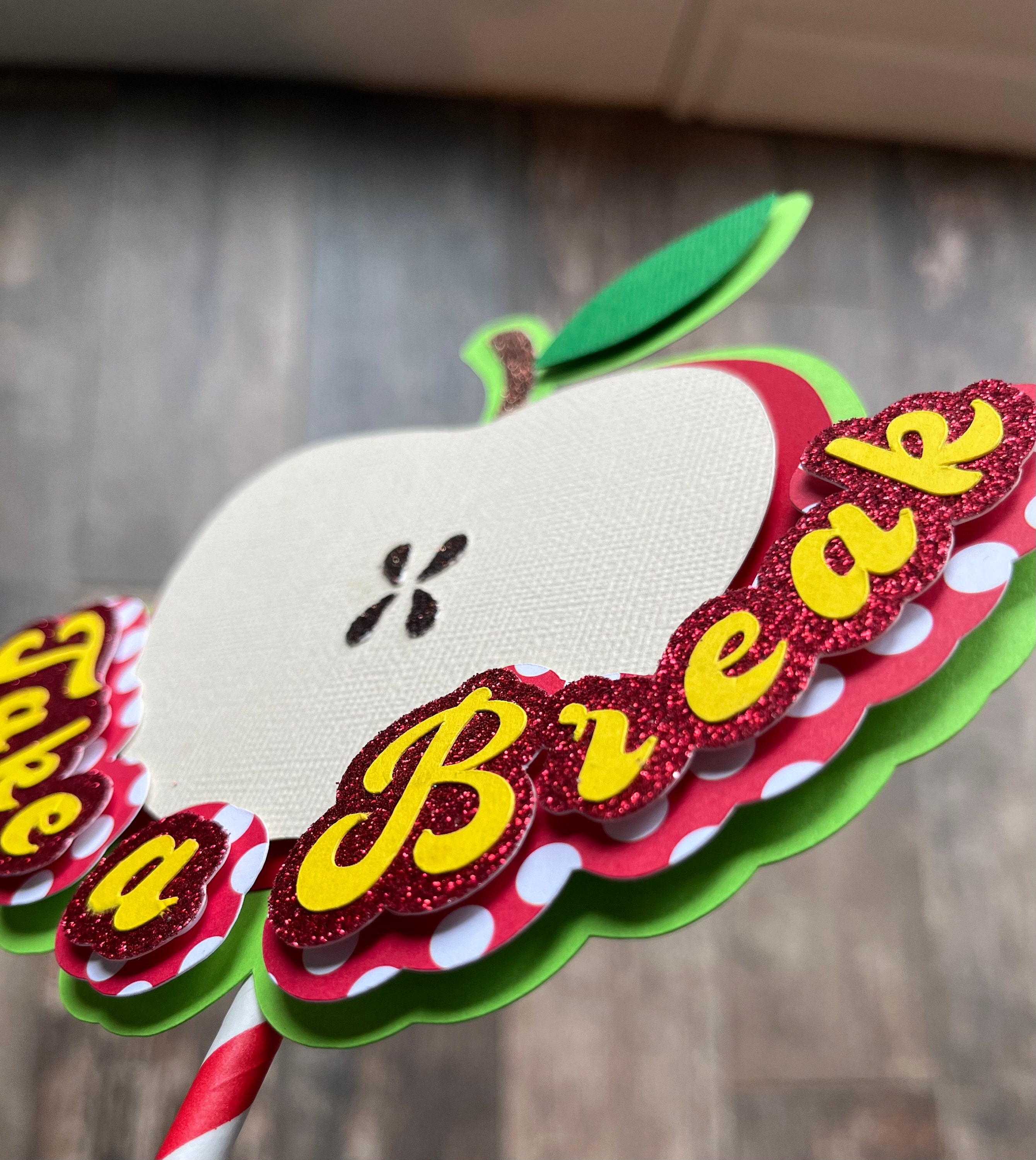 Customized Teacher Appreciation Cake Topper School Cake - Etsy