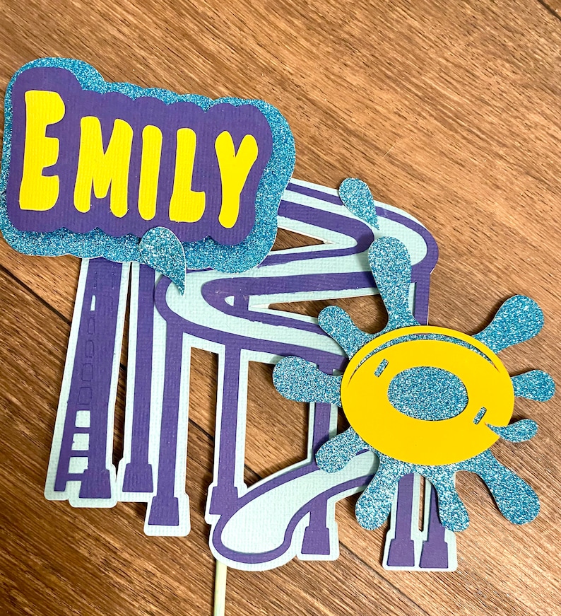 Waterpark Cake Topper, Birthday Cake Topper - Etsy