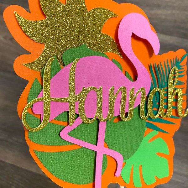 Flamingo Cake Topper - Etsy