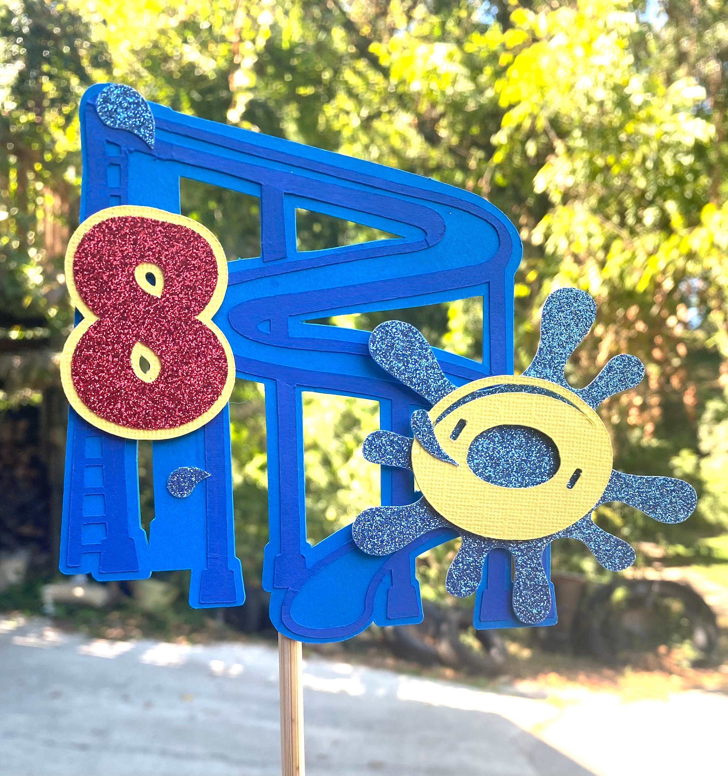 Waterpark Cake Topper, Birthday Cake Topper - Etsy