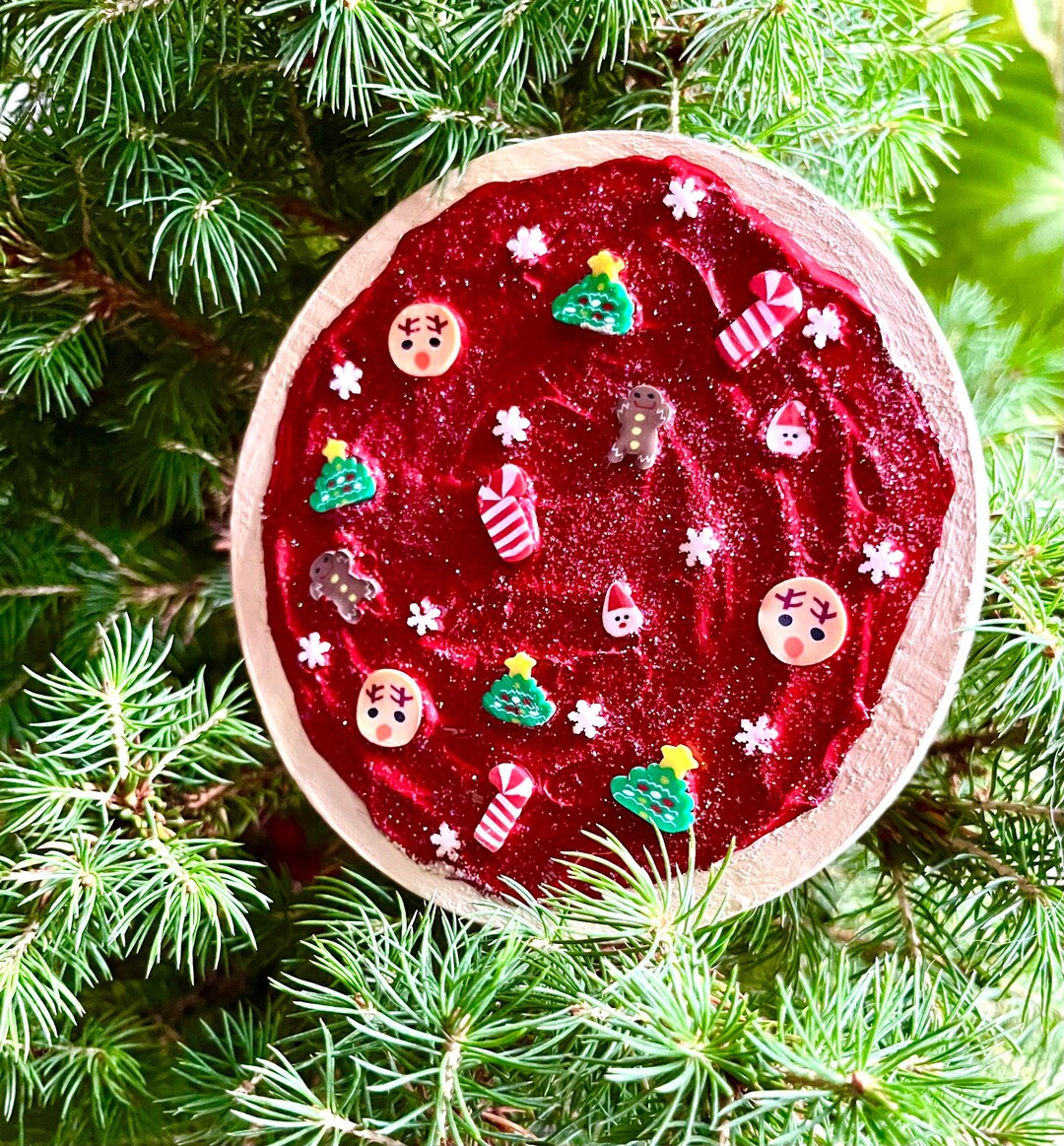 Fake Christmas Cookie, Fake Bake Cookie, Wooden Cookie, for Tiered Tray ...