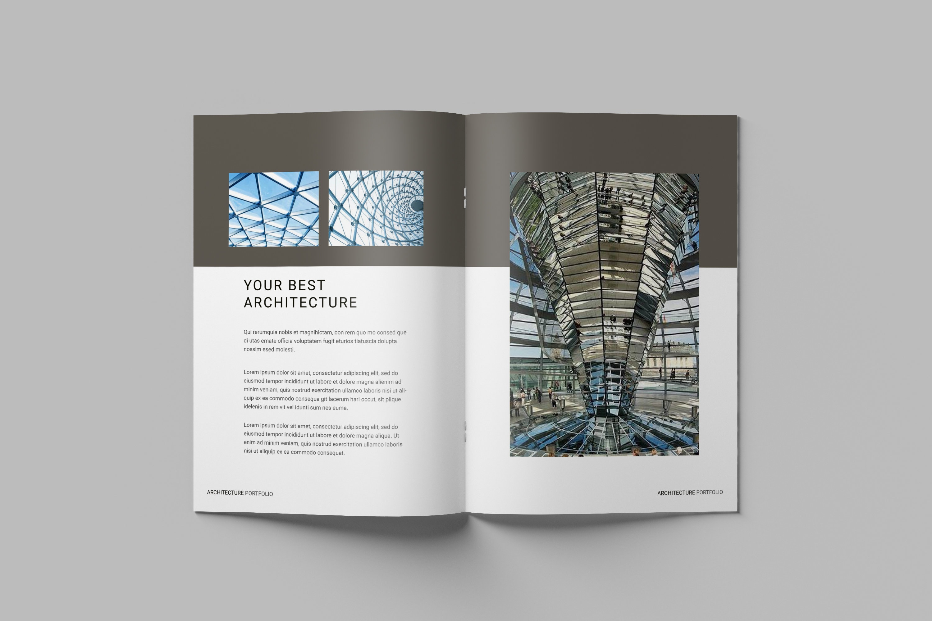 Architecture Design Booklet Template | Graphic Design Portfolio ...